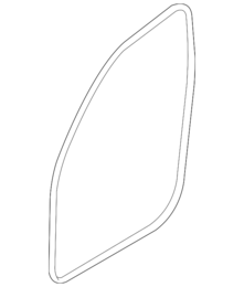 Genuine BMW Door Weather Strip - 51727409194 - Modded Euros