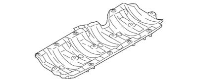 Genuine BMW Engine Oil Pan Baffle - 11138487141 - Modded Euros