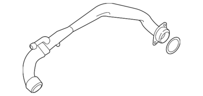 Genuine BMW Engine Coolant Pipe - 11537649300 - Modded Euros