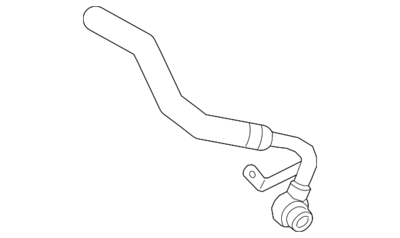 Genuine BMW Engine Coolant Hose - 11537848376 - Modded Euros