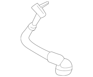 Genuine BMW Engine Coolant Hose - 11537848505 - Modded Euros