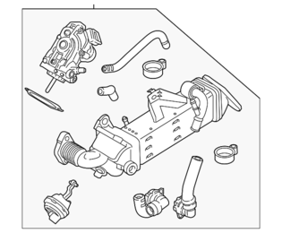 Genuine BMW EGR Cooler - 11718570655 - Modded Euros