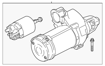 Genuine BMW Starter Motor - 12418621648 - Modded Euros