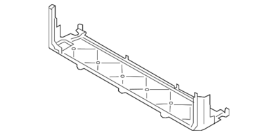 Genuine BMW Radiator Support Air Deflector - 17118043654 - Modded Euros