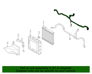 Genuine BMW Radiator Coolant Hose - 17128747917 - Modded Euros