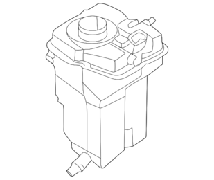 Genuine BMW Engine Coolant Reservoir - 17138093924 - Modded Euros
