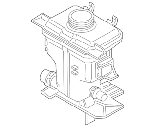 Genuine BMW Engine Coolant Reservoir - 17138610658 - Modded Euros