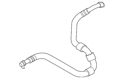 Genuine BMW Engine Oil Cooler Line - 17228094809 - Modded Euros