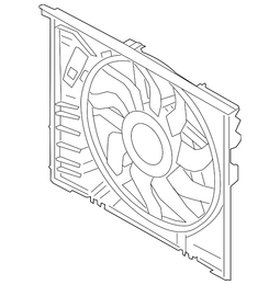 Genuine BMW Engine Cooling Fan Assembly - 17428666816 - Modded Euros