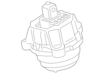 Genuine BMW Engine Mount - 22116860457 - Modded Euros