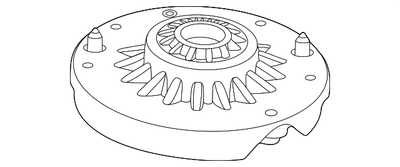 Genuine BMW Suspension Strut Mount - 31306895027 - Modded Euros