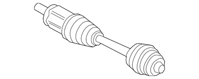 Genuine BMW CV Axle Assembly - 31608486206 - Modded Euros