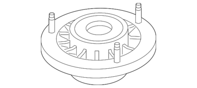 Genuine BMW Shock Mount - 33506884486 - Modded Euros