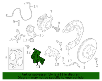 Genuine BMW Disc Brake Caliper Bracket - 34206891774 - Modded Euros