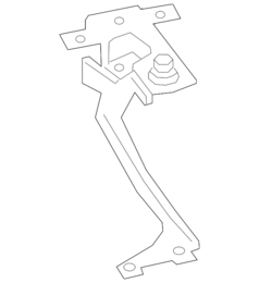 Genuine BMW Fender Bracket - 41007440424 - Modded Euros