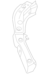 Genuine BMW Fender Rail - 41007480998 - Modded Euros