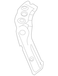 Genuine BMW Fender Rail Bracket - 41007480999 - Modded Euros