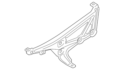 Genuine BMW Fender Bracket - 41007956403 - Modded Euros