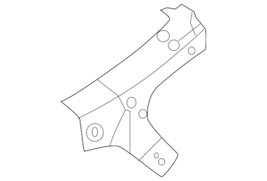 Genuine BMW Fender Apron Reinforcement - 41008497155 - Modded Euros