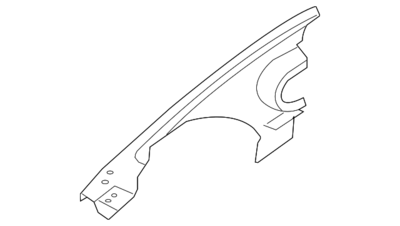 Genuine BMW Fender Rail - 41217145352 - Modded Euros