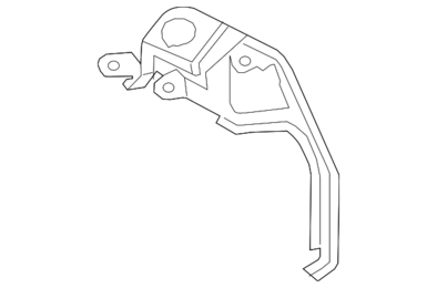 Genuine BMW Fender Bracket - 41357207210 - Modded Euros