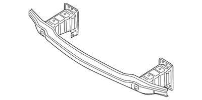 Genuine BMW Bumper Cover Reinforcement Beam - 51117178599 - Modded Euros