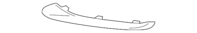 Genuine BMW Grille Molding - 51117343260 - Modded Euros