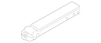 Genuine BMW Bumper Impact Bar Bracket - 51117374790 - Modded Euros