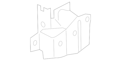 Genuine BMW Bumper Cover Support Rail Bracket - 51117399965 - Modded Euros