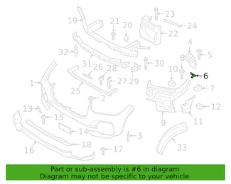 Genuine BMW Bumper Guide - 51117421854 - Modded Euros