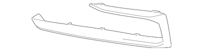 Genuine BMW Grille Molding - 51117449692 - Modded Euros