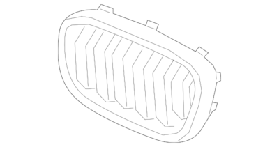 Genuine BMW Grille - 51118070992 - Modded Euros