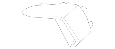 Genuine BMW Bumper Cover Spacer Panel - 51118075573 - Modded Euros