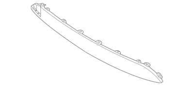 Genuine BMW Bumper Cover Spacer Panel - 51118092582 - Modded Euros