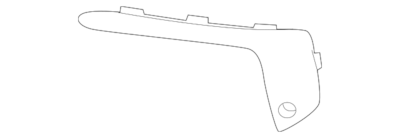 Genuine BMW Grille Molding - 51119881514 - Modded Euros