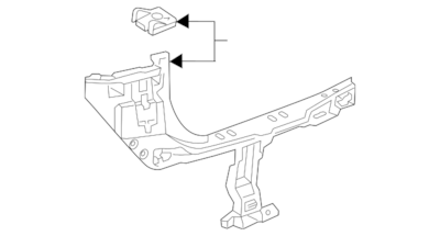 Genuine BMW Bumper Cover Support Rail - 51127381119 - Modded Euros