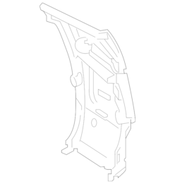 Genuine BMW Bumper Cover Support Rail Bracket - 51127387328 - Modded Euros