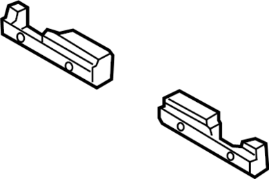 Genuine BMW Bumper Cover Support Rail - 51128737070 - Modded Euros