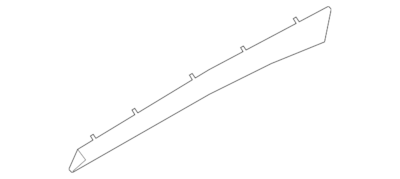 Genuine BMW Door Molding - 51137420516 - Modded Euros