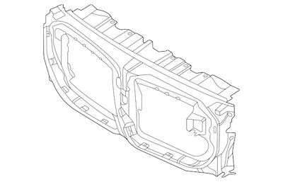 Genuine BMW Radiator Support Air Duct - 51137462659 - Modded Euros