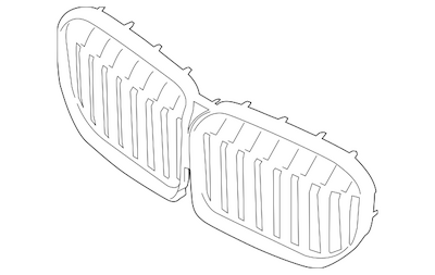 Genuine BMW Grille - 51137475318 - Modded Euros