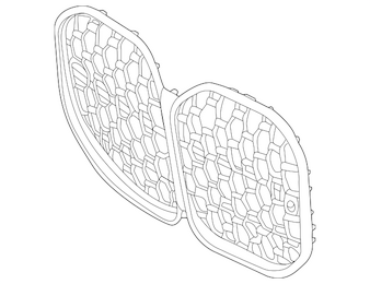 Genuine BMW Grille - 51137486810 - Modded Euros