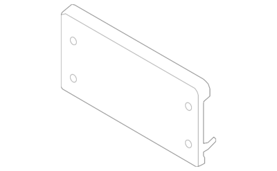 Genuine BMW License Plate Bracket - 51138064975 - Modded Euros