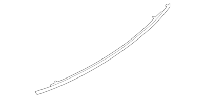 Genuine BMW Deck Lid Molding - 51138496724 - Modded Euros