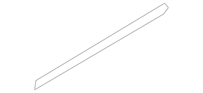 Genuine BMW Door Molding - 51138499213 - Modded Euros