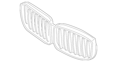 Genuine BMW Grille - 51138745730 - Modded Euros