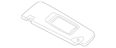 Genuine BMW Sun Visor - 51167404381 - Modded Euros