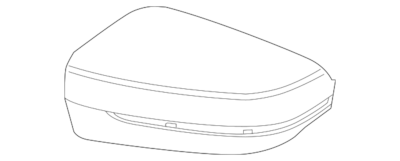 Genuine BMW Door Mirror Cover - 51167422719 - Modded Euros