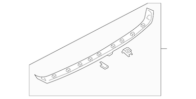 Genuine BMW Deck Lid Handle - 51167446336 - Modded Euros