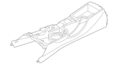 Genuine BMW Center Console - 51169360528 - Modded Euros